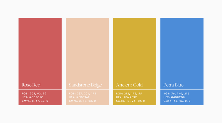 Color Palette: Jordan's Petra - The Design Craft