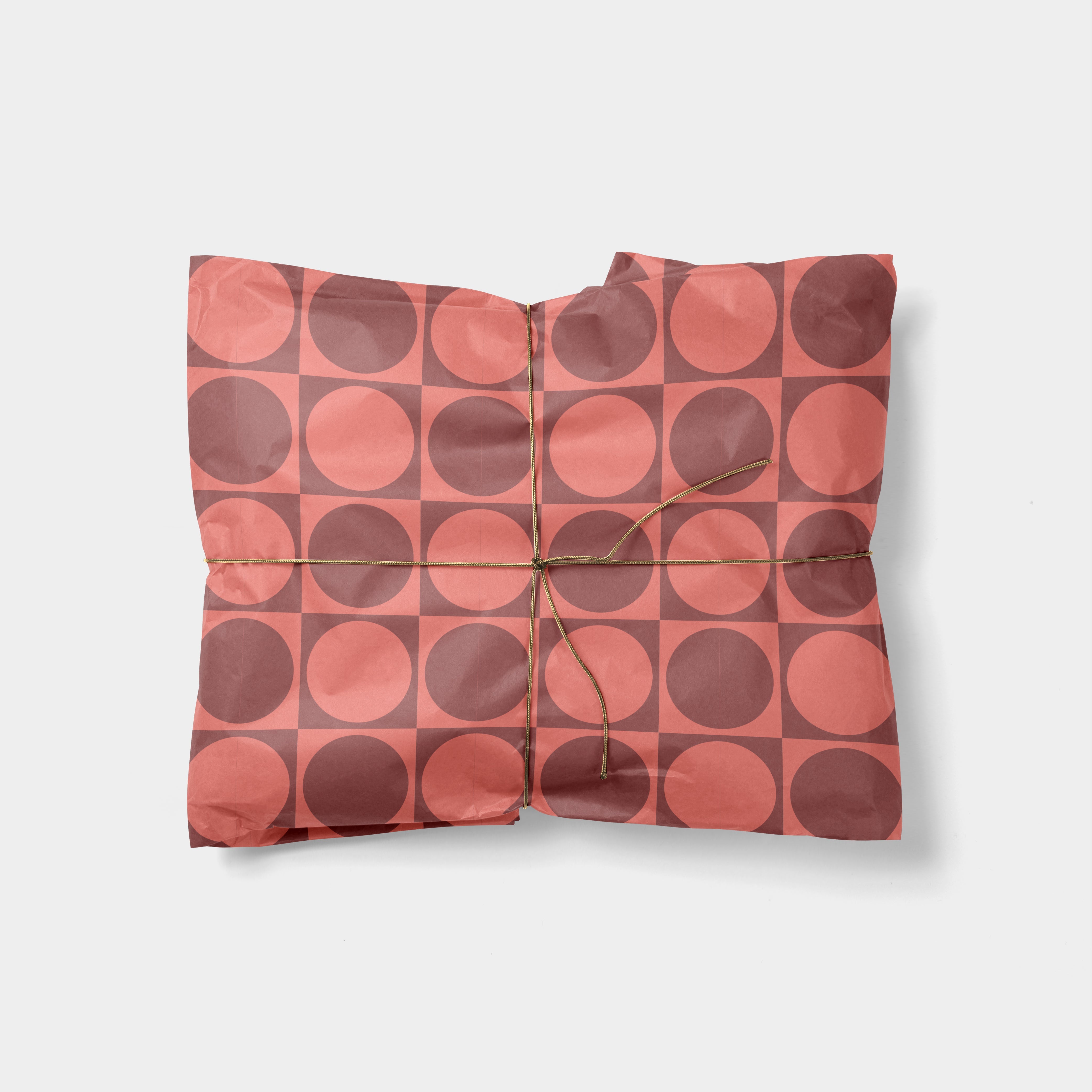 Circle Checker Gift Wrap at The Design Craft