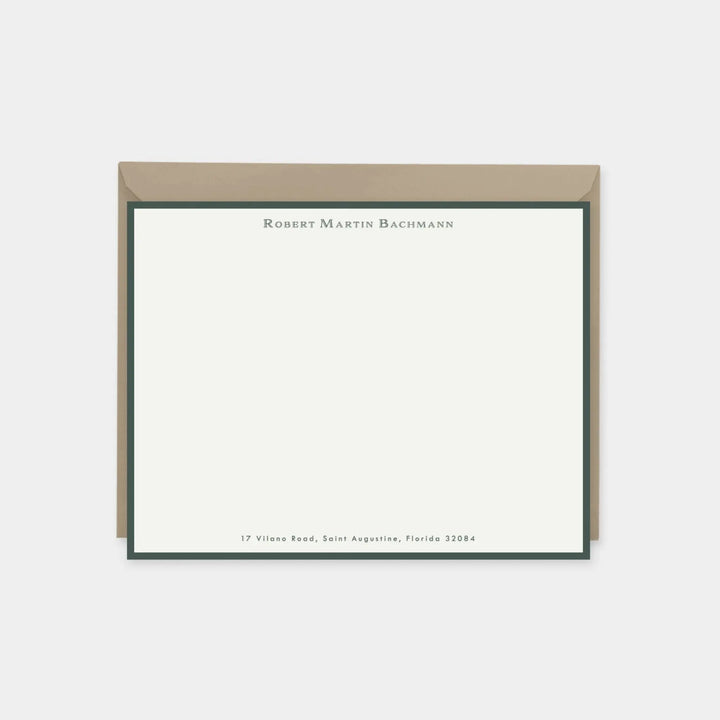 Monogram Note Cards - The Design Craft