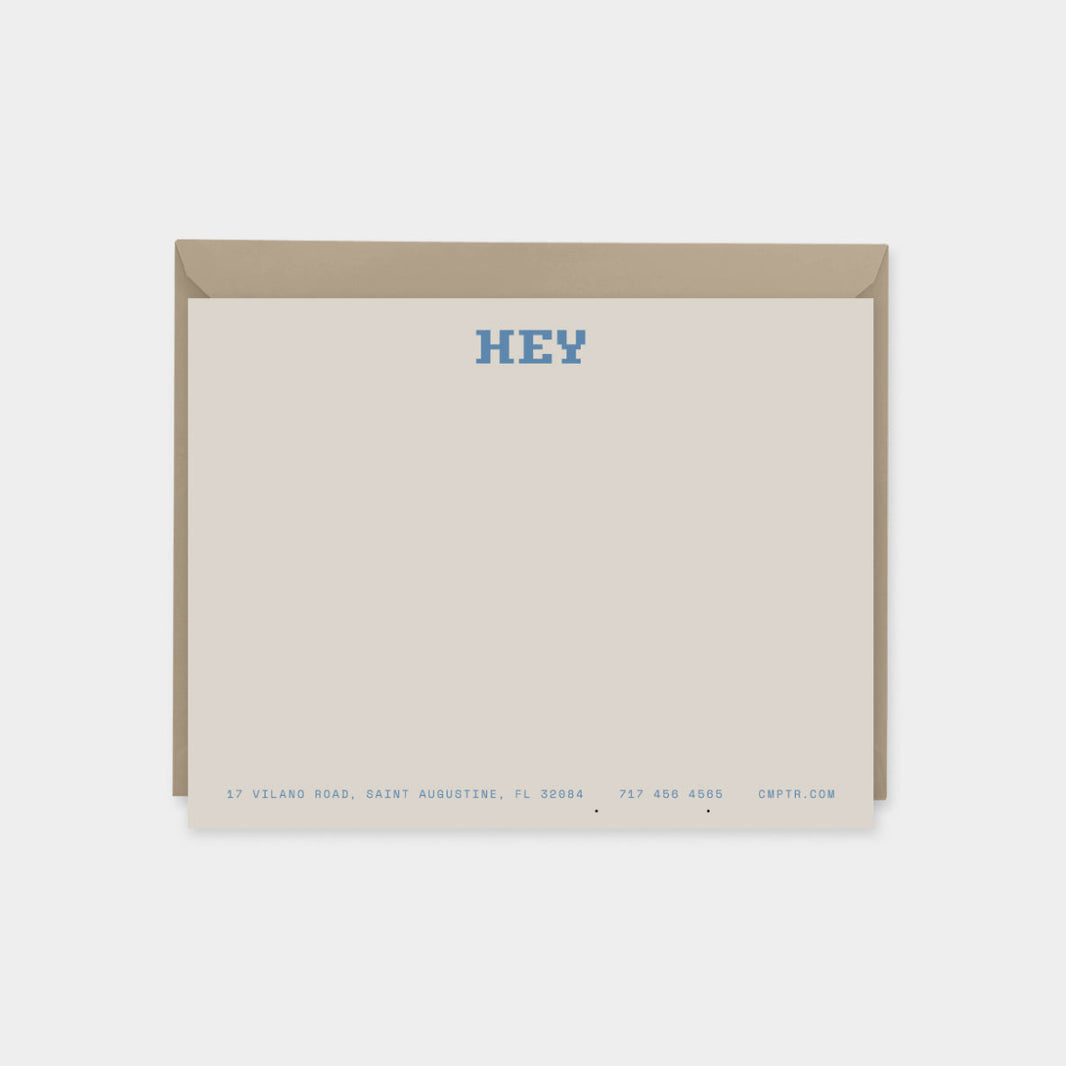 Monogram Note Cards - The Design Craft