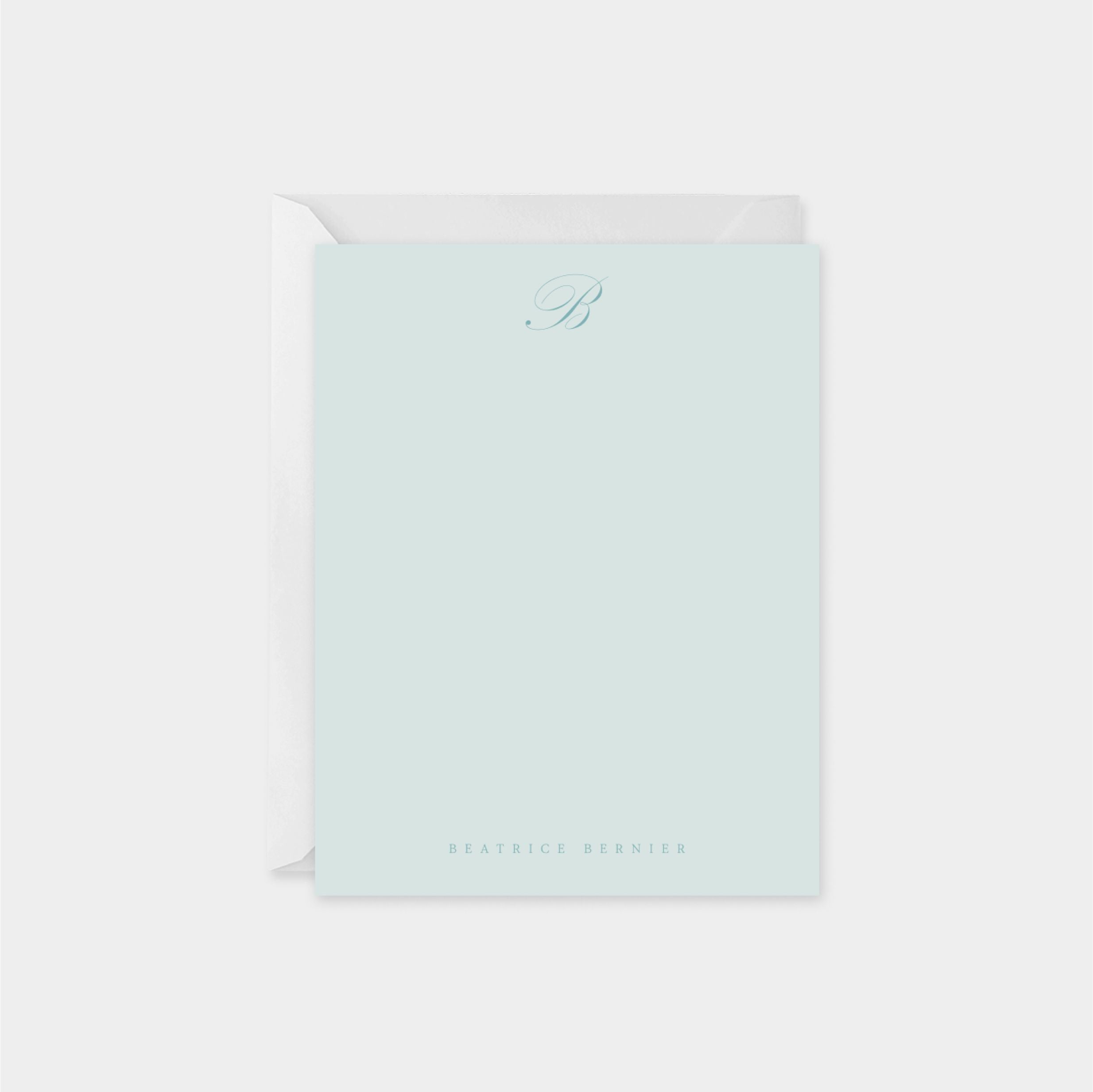 Monogram Note Cards - The Design Craft